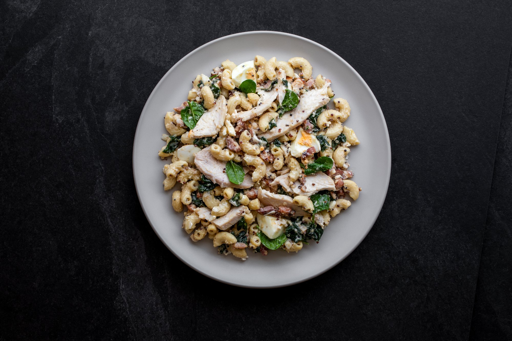 Chicken Caesar Pasta Salad Strength Meals Co